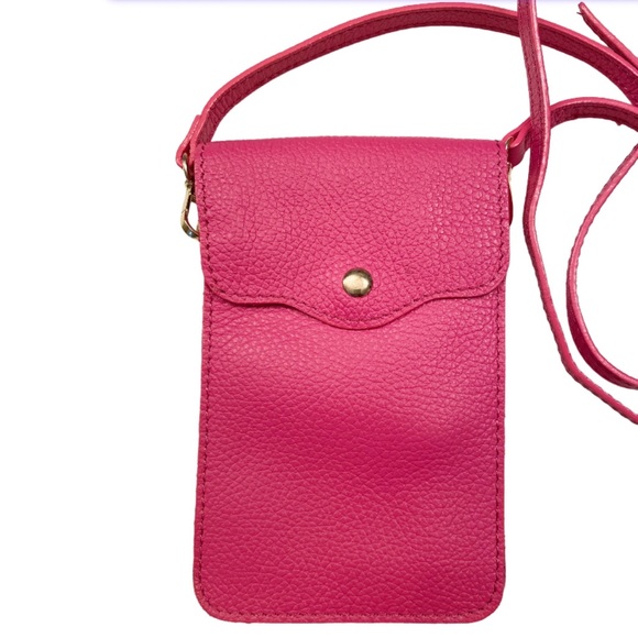 isadora | Bags | Isadora Barbie Pink Italian Leather Crossbody | Poshmark